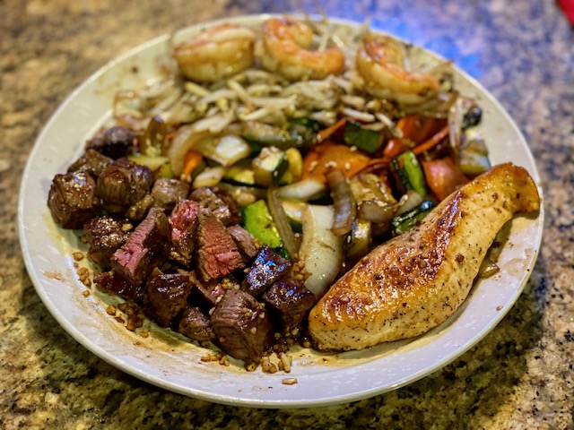 Dinner Vegetable Delight | Koki's Teppanyaki Grille